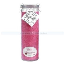 Candle Factory Big Jumbo Duftkerze Erdbeer Rhabarber mit einer Brenndauer von bis zu 100 Stunden