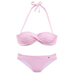s.Oliver Bikini Damen Gr&ouml;&szlig;e XS hellpink / wei&szlig;