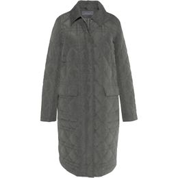WHITE LABEL Rauten-Steppmantel Oliv (Gr&ouml;&szlig;e: 38)