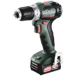 Metabo PowerMaxx BS 12 BL 601044500 Akku-Bohrschrauber 12 V 2 Ah Li-Ion inkl. 2. Akku, inkl. Ladegerät, bürstenlos