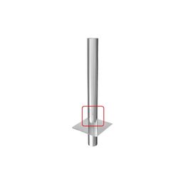 Schornstein-Zentrallager Schornsteinverlängerung Kaminverlängerung einwandig DN Ø 120 mm 1