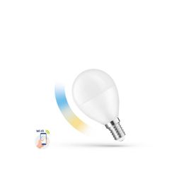 Spectrum SMART LED-Leuchtmittel LED E14 P47 Smart Home 5W = 36W 420lm 2700K-6500K Alexa Google DIMMBAR
