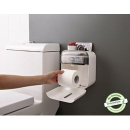 Creliv Toilettenpapierhalter mit Schublade & Handyhalter