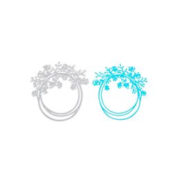 Stanzenshop.de Motivschablone Stanzschablone: Ring mit Blumen