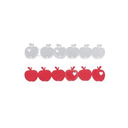 Stanzenshop.de Motivschablone Stanzschablone: Apfelreihe