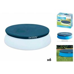 Intex Pool-Abdeckplane Intex Poolabdeckung 28021 EASY SET 284 x 30 x 284 cm