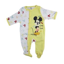 Disney Langarmwickelbody Disney Mickey Maus Baby Kleinkind Strampler Einteiler Gr. 62 bis 92