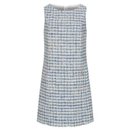Nvsco Minikleid Tweed-Kleid mit Fransen-Details