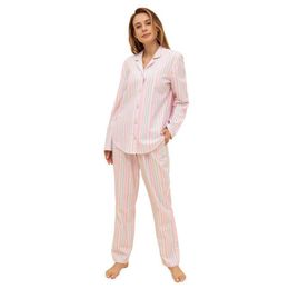 Rösch Rösch Pyjama 1233262, rosa|weiß