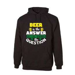 G-graphics Hoodie Beer is the answer but I can´t remember the Question mit trendigem Frontprint