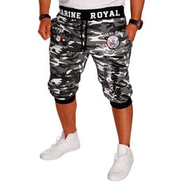 Jaylvis Bermudas Herren Short 3/4 Hose Kurze Jogginghose Sport Marine Royal