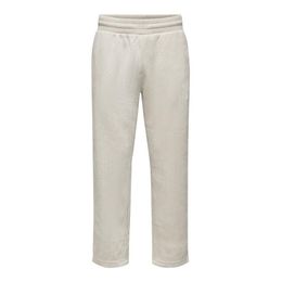 Only & Sons ONLY & SONS Stoffhose 7/8 Cord Hose Relaxed Jogginghose Wide Leg ONSACE 5045 in Beige