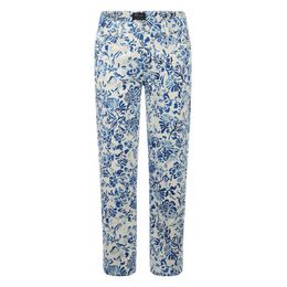 Raffaello Rossi 5-Pocket-Jeans Leyle 6/8 Blue Flowers