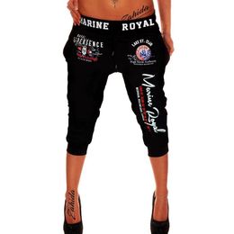 Jaylvis Sweatshorts Damen Short Bermuda Kurze Jogginghose 3/4 Hose Sport Marine Royal