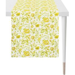 Apelt Tischläufer 6911 SPRINGTIME, Frühjahrsdeko, Frühling (1-tlg), Digitaldruck, gelb|grün|weiß