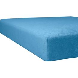 Massageliegenbezug Flausch-Frottee, kneer, Frottee, Gummizug: rundum, (1 Stück), flauschig weich, blau