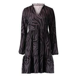 Haily's Hailys Kleid 'Alba' Damen Größe 44 aubergine / schwarz Winterkleid
