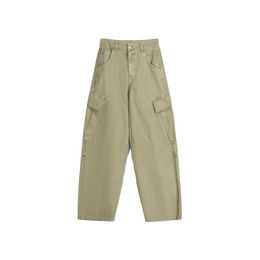 Bershka Cargo Jeans female Green size 38