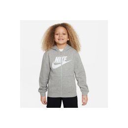 Nike Sportswear Kapuzensweatjacke CLUB FLEECE BIG KIDS' FULL-ZIP HOODIE, grau