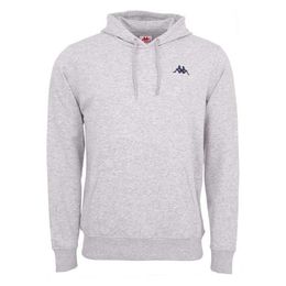 Kappa Kapuzensweatshirt mit Kängurutasche, grau