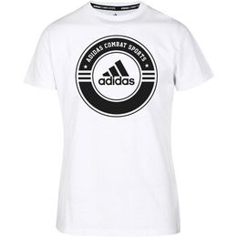 adidas Performance T-Shirt Combat Sports, schwarz|weiß