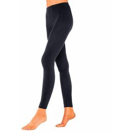 Rogo Strickleggings Thermosan ideal für den Wintersport, blau