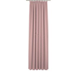 Vorhang Uni Collection, Adam, Kräuselband (1 St), blickdicht, Jacquard, nachhaltig, rosa
