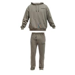 Tom Barron Jogginganzug Herren Gr&ouml;&szlig;e XXL khaki