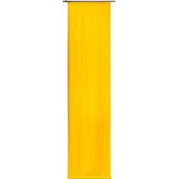 Schiebegardine Dim out, WIRTH, Paneelwagen (1 St), verdunkelnd, inkl. Beschwerungsstange, gelb