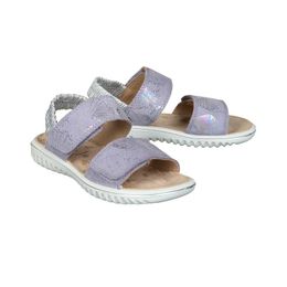 Superfit - Leder-Klettsandalen SPARKLE GIRL in lila, Gr.35