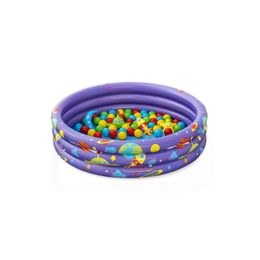 Bestway Planschbecken Bestway Bällebad Weltraum 102x25cm Planschbecken Ballpool Kinder