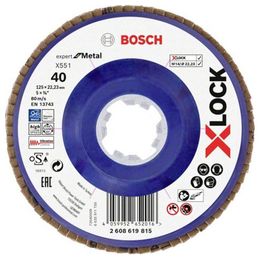 Bosch Professional Schleifscheibe Bosch Accessories 2608619815 X551 Fächerschleifscheibe Durchmesser 125