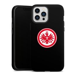 DeinDesign iPhone 13 Pro Max Handy Panzer Handyh&uuml;lle robuste Outdoor H&uuml;lle Schutzh&uuml;lle matt Sge Eintracht Frankfurt Eagle Tough Case