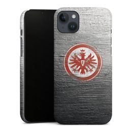 DeinDesign iPhone 14 Plus Handy Premium Case Smartphone Handyh&uuml;lle Schutzh&uuml;lle gl&auml;nzend Eintracht Frankfurt Sge Logo Premium Case