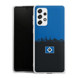 DeinDesign Galaxy A33 5G Handy Silikon H&uuml;lle Case transparent Handyh&uuml;lle Skyline Hamburg Hsv Silikon Case