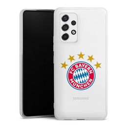 DeinDesign Galaxy A53 5G Handy Silikon H&uuml;lle Case transparent Handyh&uuml;lle Star Fc Bayern M&uuml;nchen Fcb Silikon Case