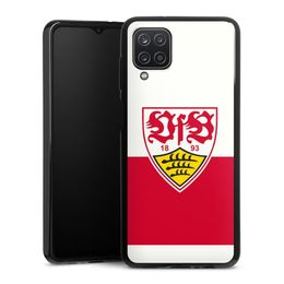 DeinDesign Galaxy A12 Handy Silikon H&uuml;lle Case schwarz Handyh&uuml;lle Vfb Stuttgart Official Licensed Product Logo