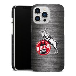 DeinDesign iPhone 13 Pro Handy Premium Case Smartphone Handyh&uuml;lle Schutzh&uuml;lle matt Official Licensed Product Metallic Look 1. Fc K&ouml;ln Premium Case