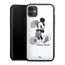 DeinDesign iPhone 11 Handy Premium Silikon H&uuml;lle Handyh&uuml;lle schwarz Case Mickey Mouse Disney Official Licensed Product Silikon Premium Case