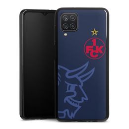 DeinDesign Galaxy A12 Handy Silikon H&uuml;lle Case schwarz Handyh&uuml;lle 1. Fc Kaiserslautern Logo 1. Fck