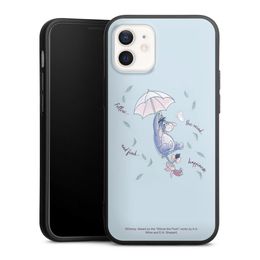 DeinDesign iPhone 12 mini Handy Premium Silikon H&uuml;lle Handyh&uuml;lle schwarz Case Official Licensed Product Winnie The Pooh Eeyore Disney Silikon Premium Case