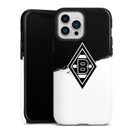 DeinDesign iPhone 13 Pro Max Handy Panzer Handyh&uuml;lle robuste Outdoor H&uuml;lle Schutzh&uuml;lle gl&auml;nzend Bmg Borussia M&ouml;nchengladbach Gladbach Tough Case