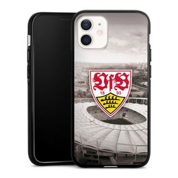 DeinDesign iPhone 12 mini Handy Silikon H&uuml;lle Case schwarz Handyh&uuml;lle Official Licensed Product Vfb Stuttgart Stadium