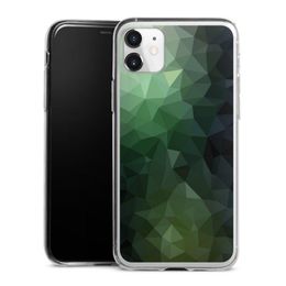 DeinDesign iPhone 11 Handy Slim Case Silikon Handyh&uuml;lle transparent H&uuml;lle extra d&uuml;nn Tarnmuster Geometric Mosaic Silikon Slim Case