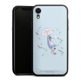 DeinDesign iPhone Xr Handy Premium Silikon H&uuml;lle Handyh&uuml;lle schwarz Case Official Licensed Product Winnie The Pooh Eeyore Disney Silikon Premium Case