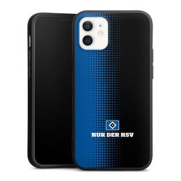 DeinDesign iPhone 12 mini Handy Premium Silikon H&uuml;lle Handyh&uuml;lle schwarz Case Logo Official Licensed Product Hsv Silikon Premium Case
