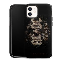 DeinDesign iPhone 12 mini Handy Panzer Handyh&uuml;lle robuste Outdoor H&uuml;lle Schutzh&uuml;lle gl&auml;nzend Official Licensed Product Rock Or Bust Acdc Tough Case