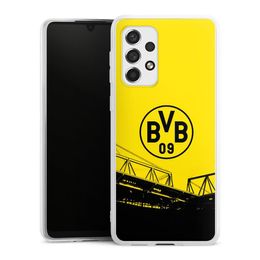DeinDesign Galaxy A33 5G Handy Silikon H&uuml;lle Case transparent Handyh&uuml;lle Bvb Borussia Dortmund Merchandise Silikon Case