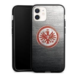 DeinDesign iPhone 12 mini Handy Silikon H&uuml;lle Case schwarz Handyh&uuml;lle Eintracht Frankfurt Sge Logo