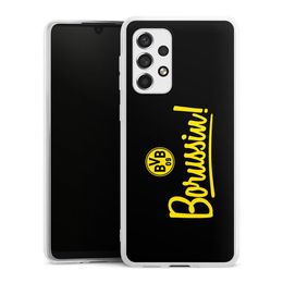 DeinDesign Galaxy A33 5G Handy Silikon H&uuml;lle Case transparent Handyh&uuml;lle Borussia Dortmund Soccer Bvb Silikon Case